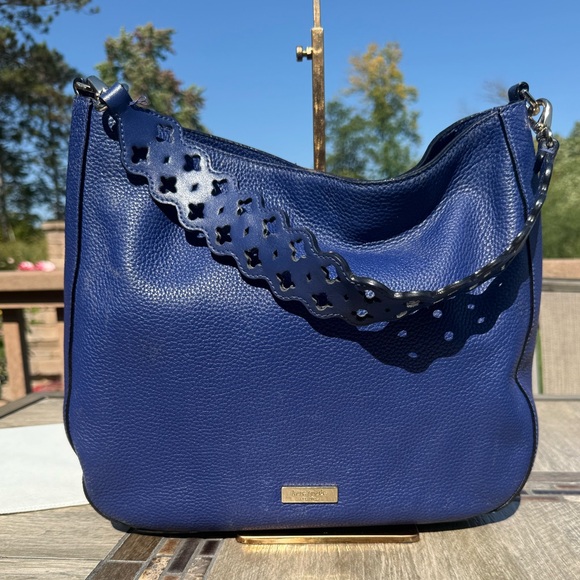 kate spade | Bags | Vintage Kate Spade Blue Shoulder Bag With Cutout ...